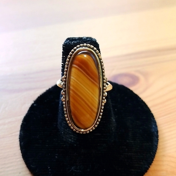 Avon | Jewelry | Vintage Avon Circa 978 Shimmering Sands Oval Tigers ...